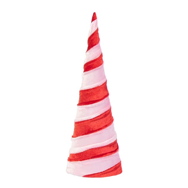 Feeling Festive Tree Cone - Pink & Red | Home Bargains