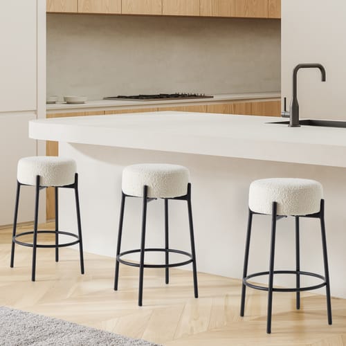 Home Collections Boucle Barstool Home Bargains
