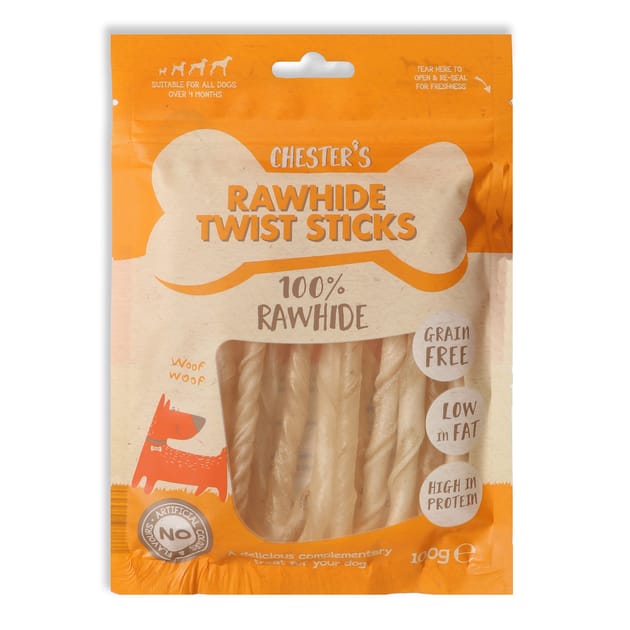 My Pets Rawhide Twists 100g | Home Bargains