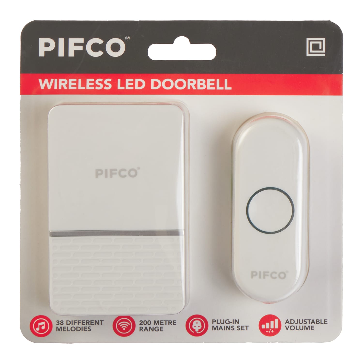 Pifco Wireless Doorbell | Home Bargains