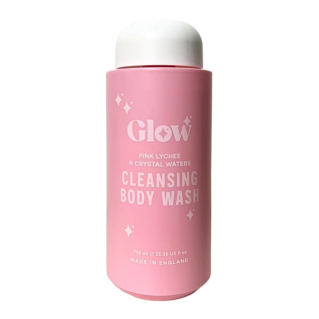 Glow Body Glow Cleansing Body Wash 750ml - Pink Lychee & Crystal Waters ...