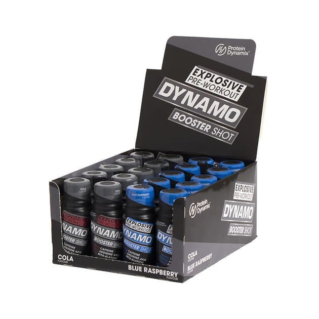 Protein Dynamix Explosive Pre-Workout Dynamo Booster Shot 60ml x20 ...