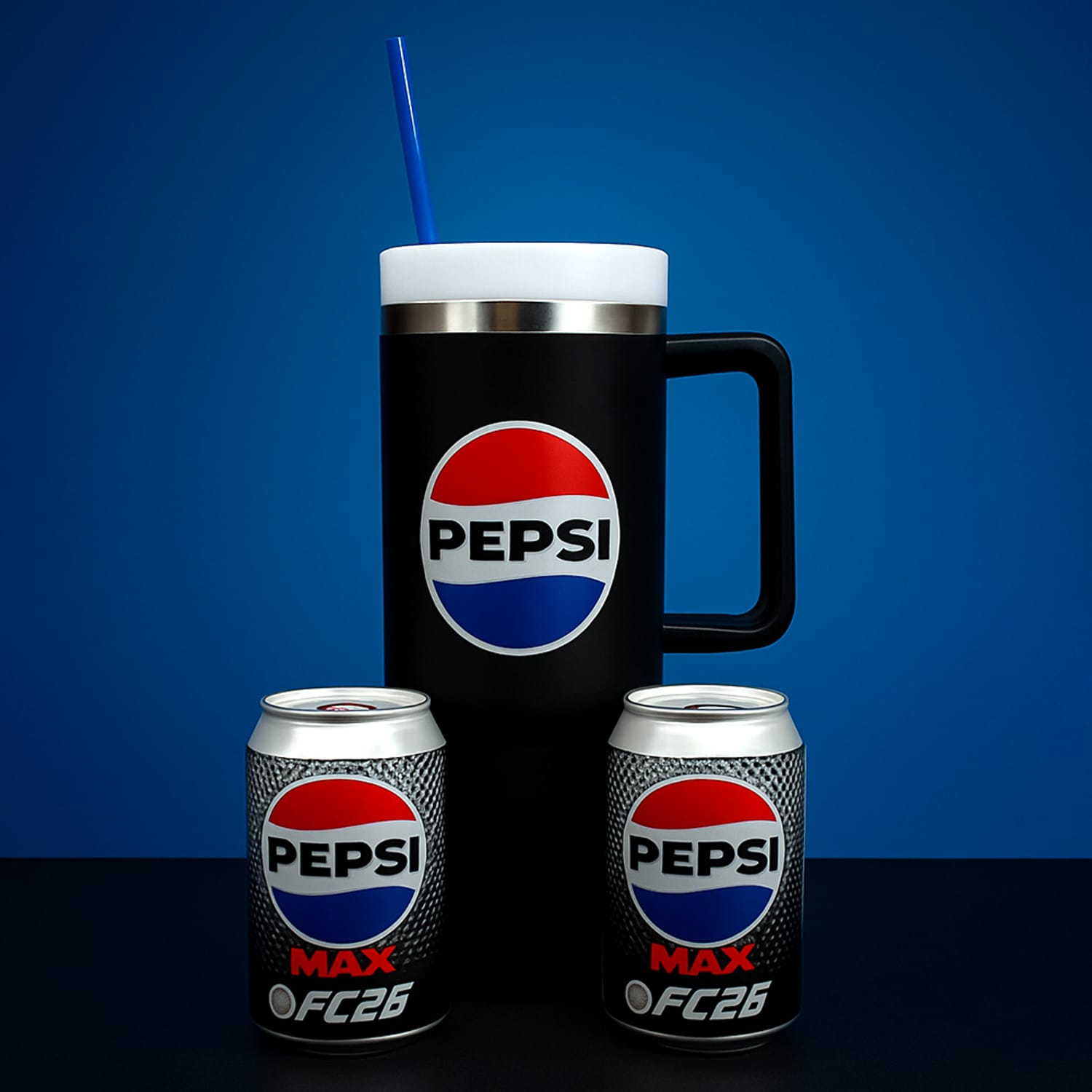 Pepsi Max Tumbler With 2 x 330ml Cans | Home Bargains