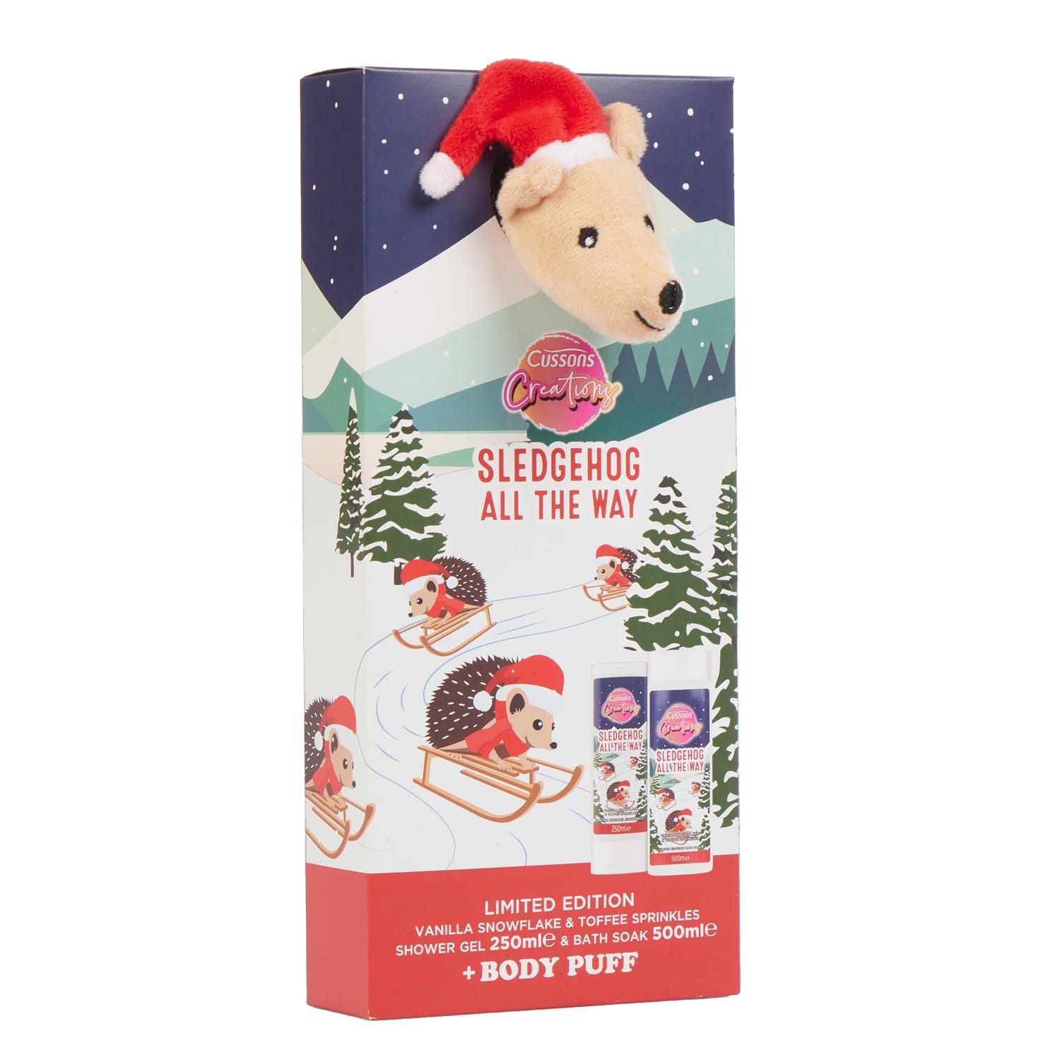 Cussions Sledgehog All The Way Limited Edition Bath Set | Home Bargains