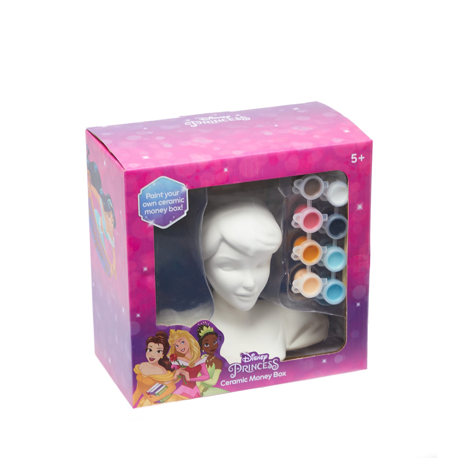 Disney Princess Paint Your Own Ceramic Money Box - Cinderella | Home ...