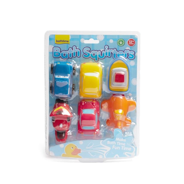 Bath Time Bath Squirters - Cars | Home Bargains