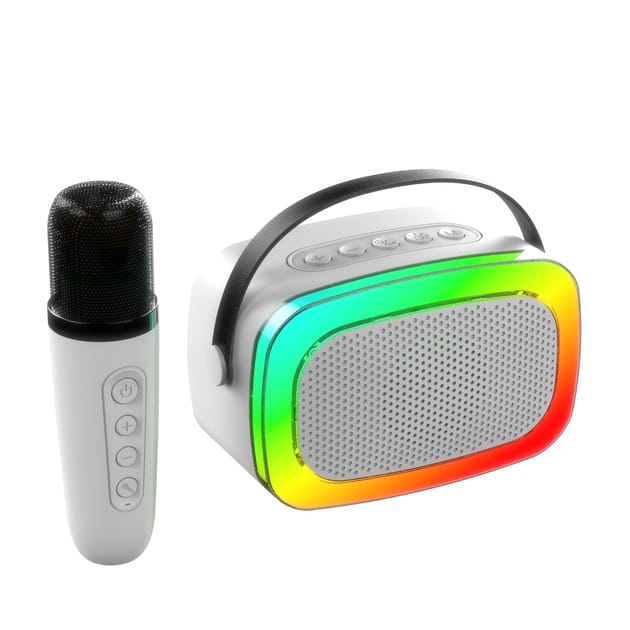 Equatech Karaoke & LED Light Up Party Speaker | Home Bargains