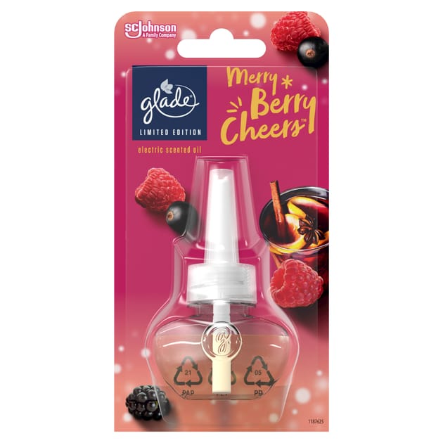 Glade Electronic Scented Refill 20ml - Merry Berry Cheers | Home Bargains