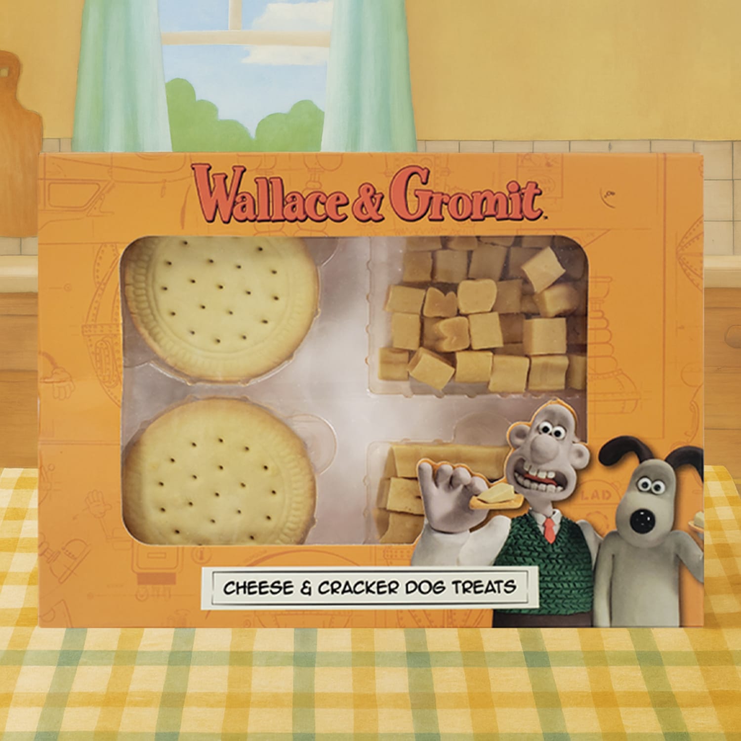Wallace & Gromit Cheese & Cracker Dog Treats 135g | Home Bargains