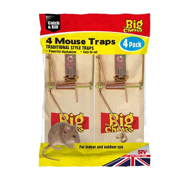 Traditional Style Traps 4 Pack | Home Bargains