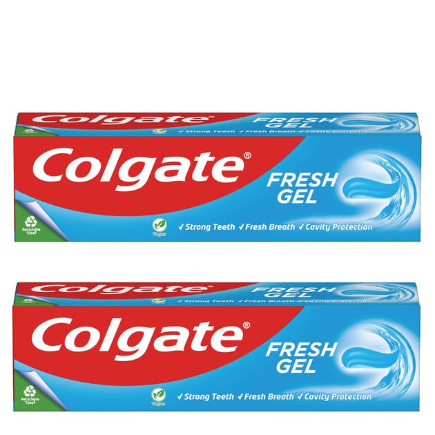 Colgate Fresh Gel Mint Toothpaste 75ml x2 | Home Bargains