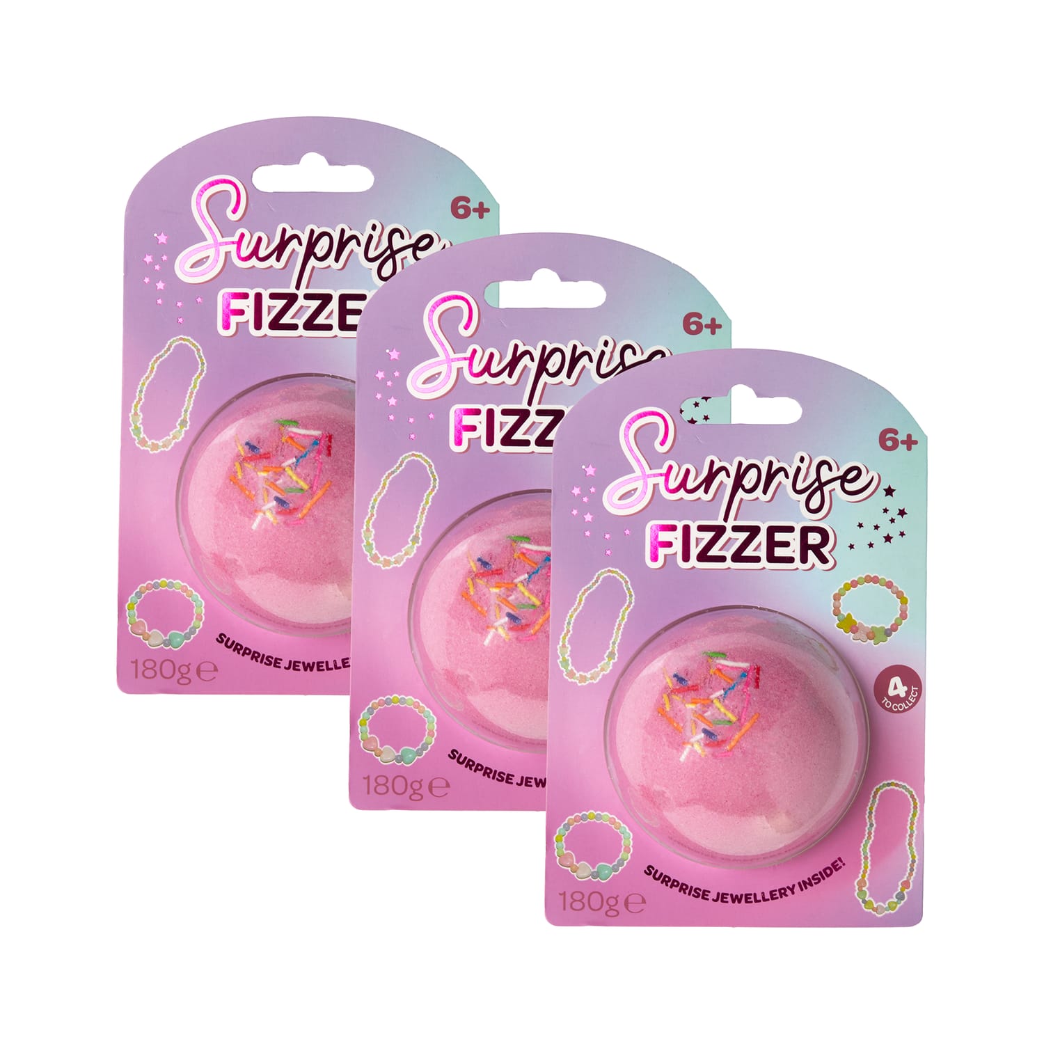 Dreamer Surprise Bath Fizzer 180g x3 | Home Bargains