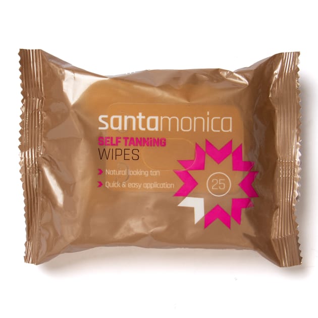 Santa Monica Self Tanning Wipes 25 Pack | Home Bargains
