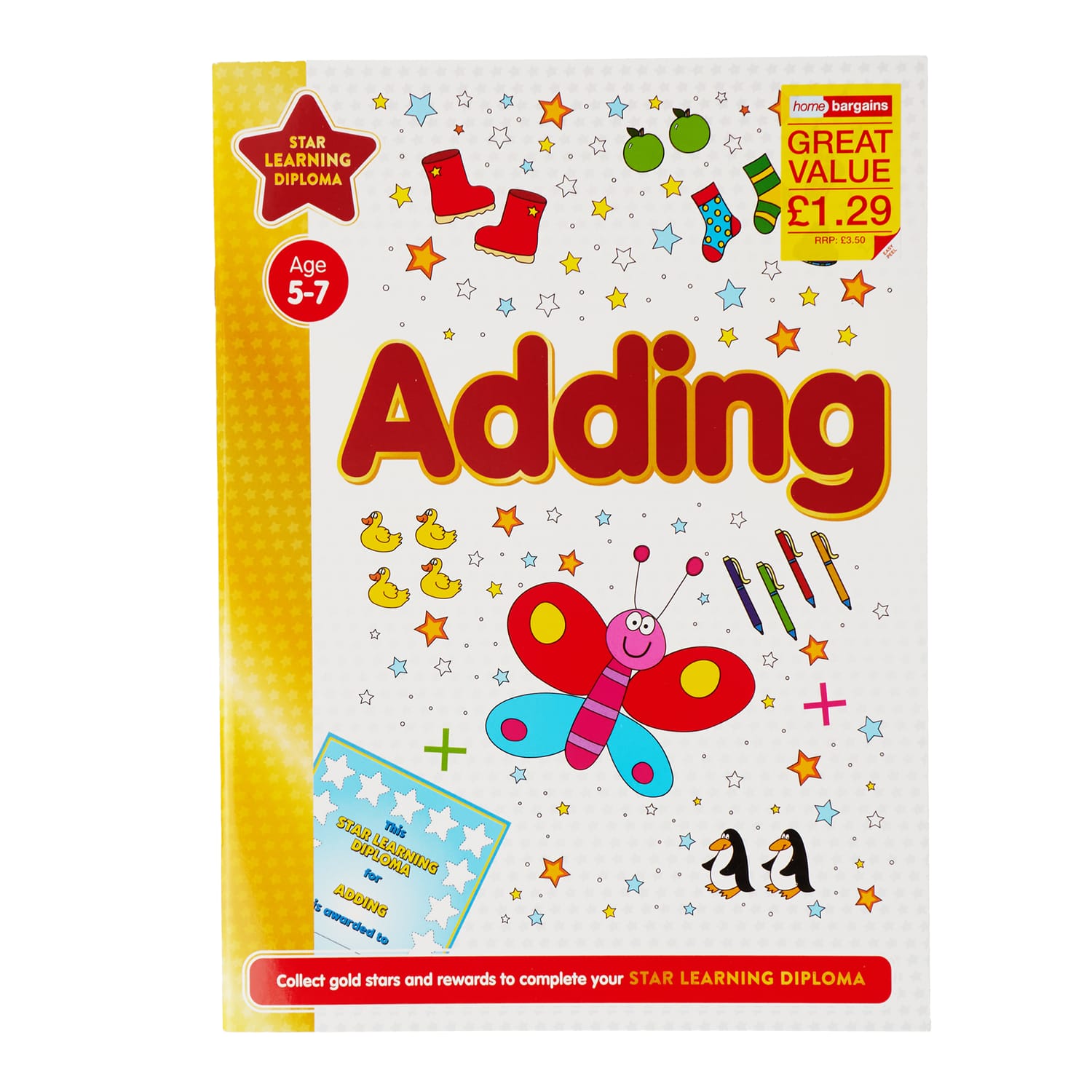 Star Learning Diploma - Adding 5-7 Age | Home Bargains
