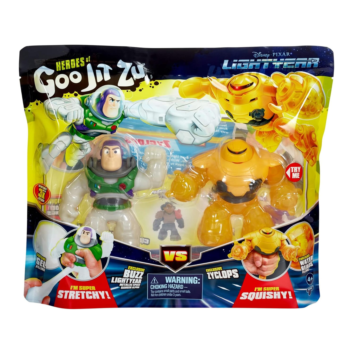 Heroes of Goo Jit Zu Lightyear Hero Pack - Buzz Lightyear vs Zyclops ...