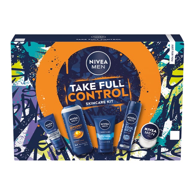 Nivea Men Take Full Control Skincare Gift Set | Home Bargains