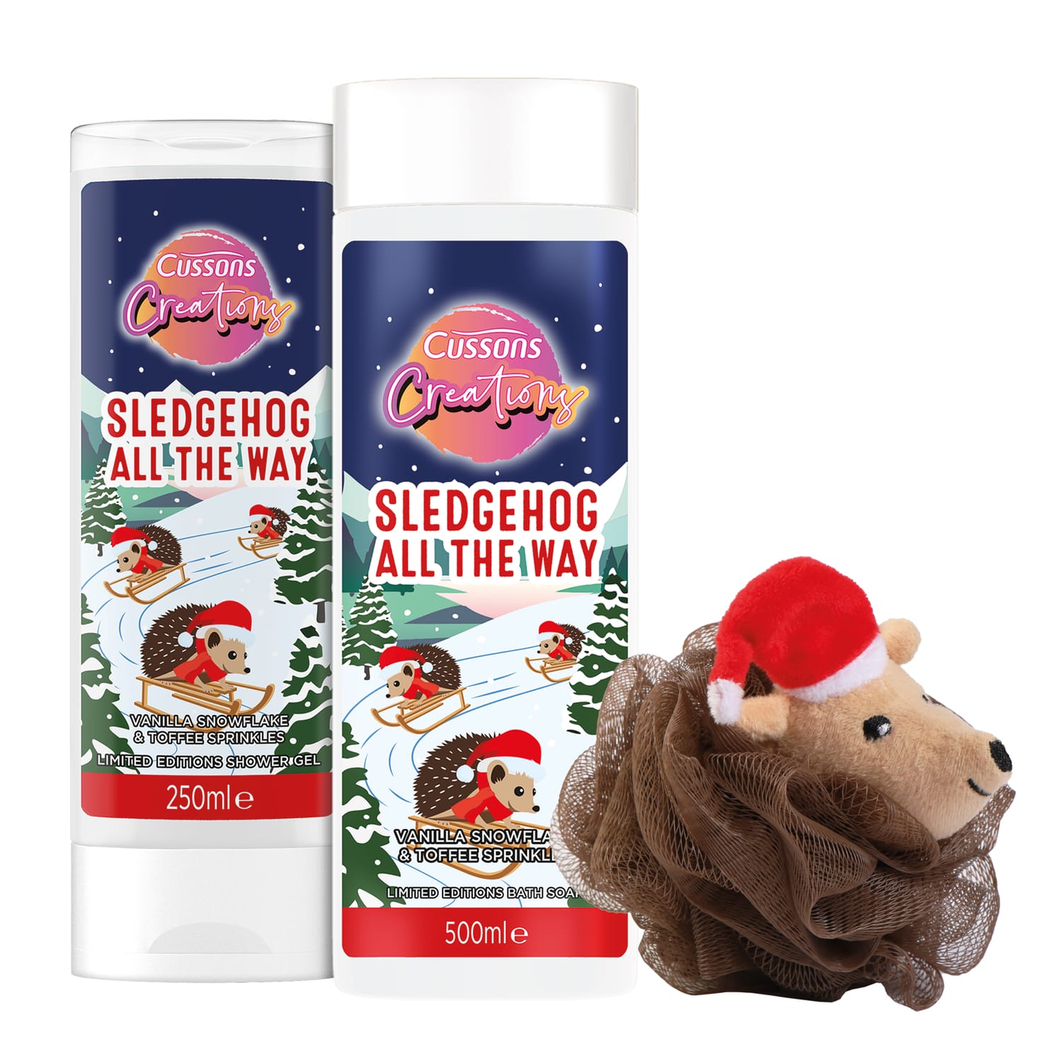 Cussions Sledgehog All The Way Limited Edition Bath Set | Home Bargains