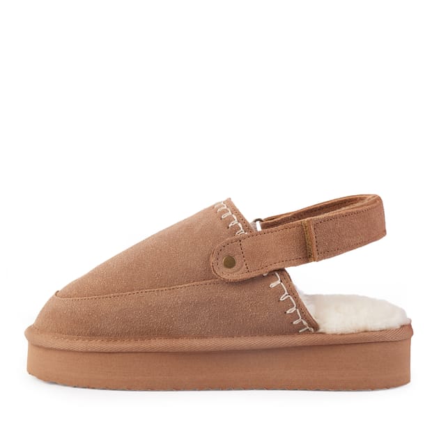 Originals Ladies Suede Platform Mules | Home Bargains