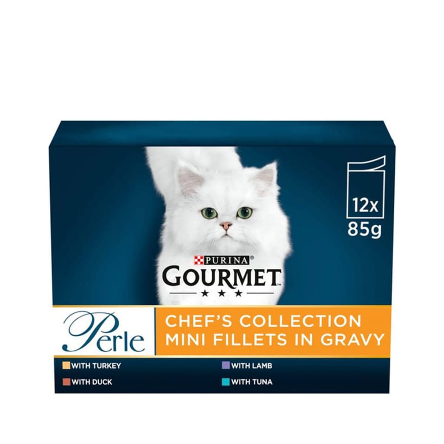 Gourmet Perle Chefs Collection Mini Fillets In Gravy 12 x 85g | Home ...