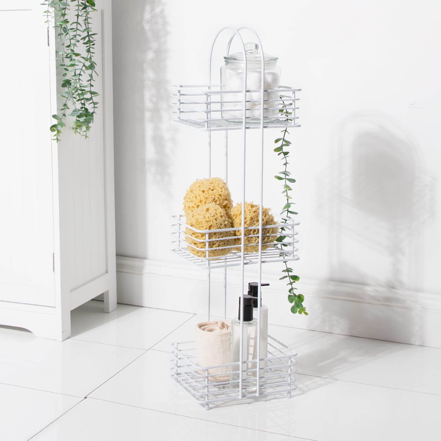 Bathroom 3 Tier Metal Caddy | Home Bargains