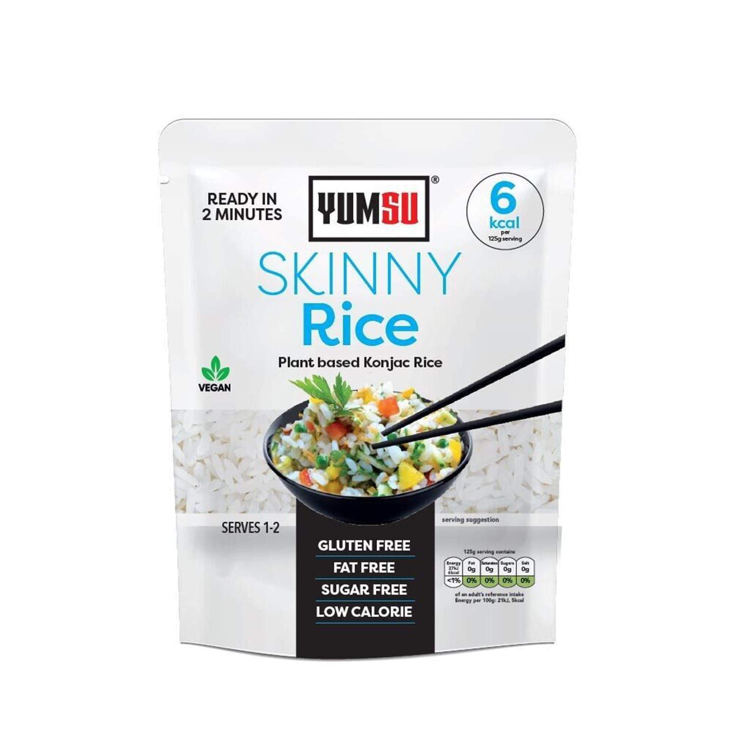 Yumsu Plant Based Konjac Skinny Rice 380g x12 | Home Bargains