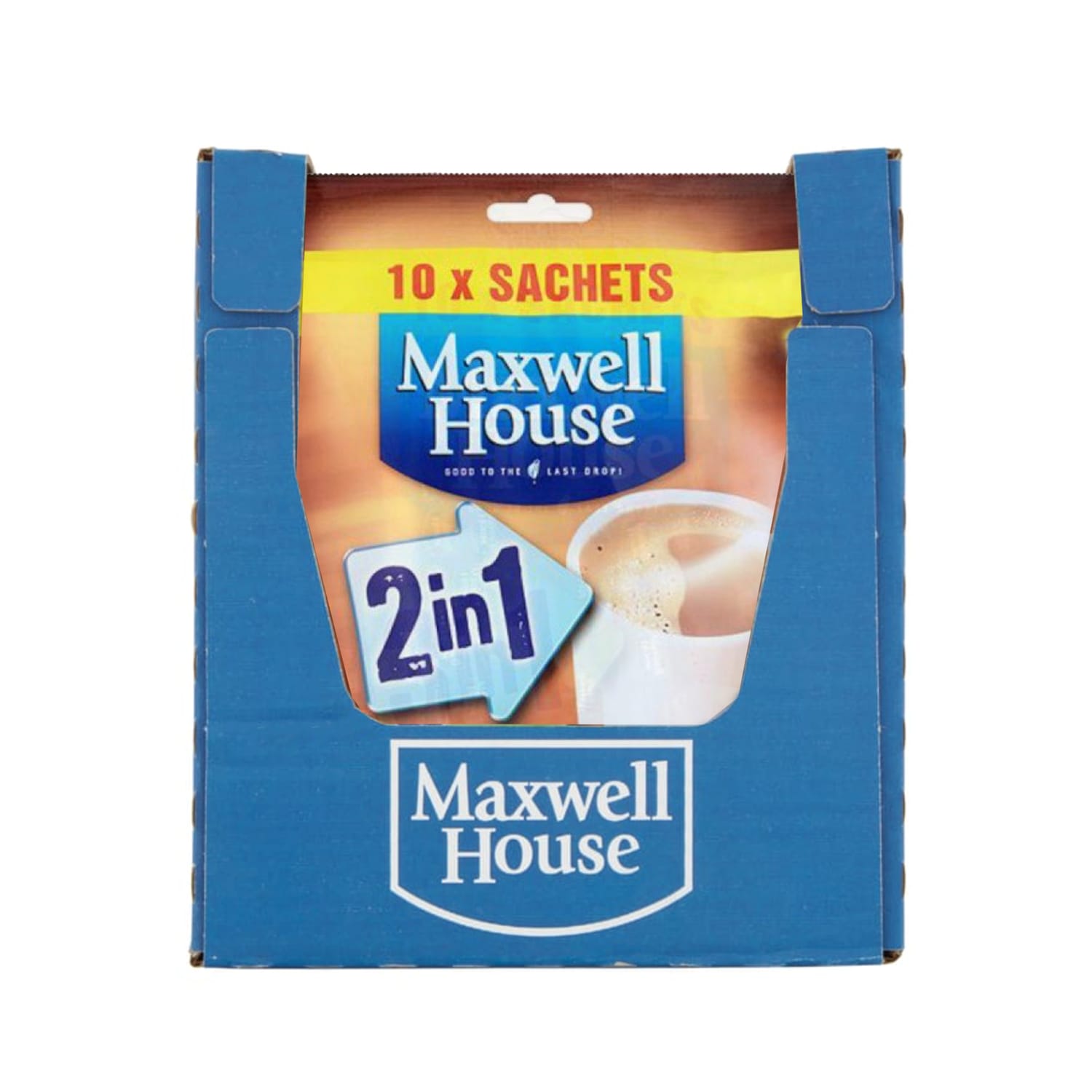 Maxwell House 2 in 1 White Coffee 10 Sachets x14 | Home Bargains