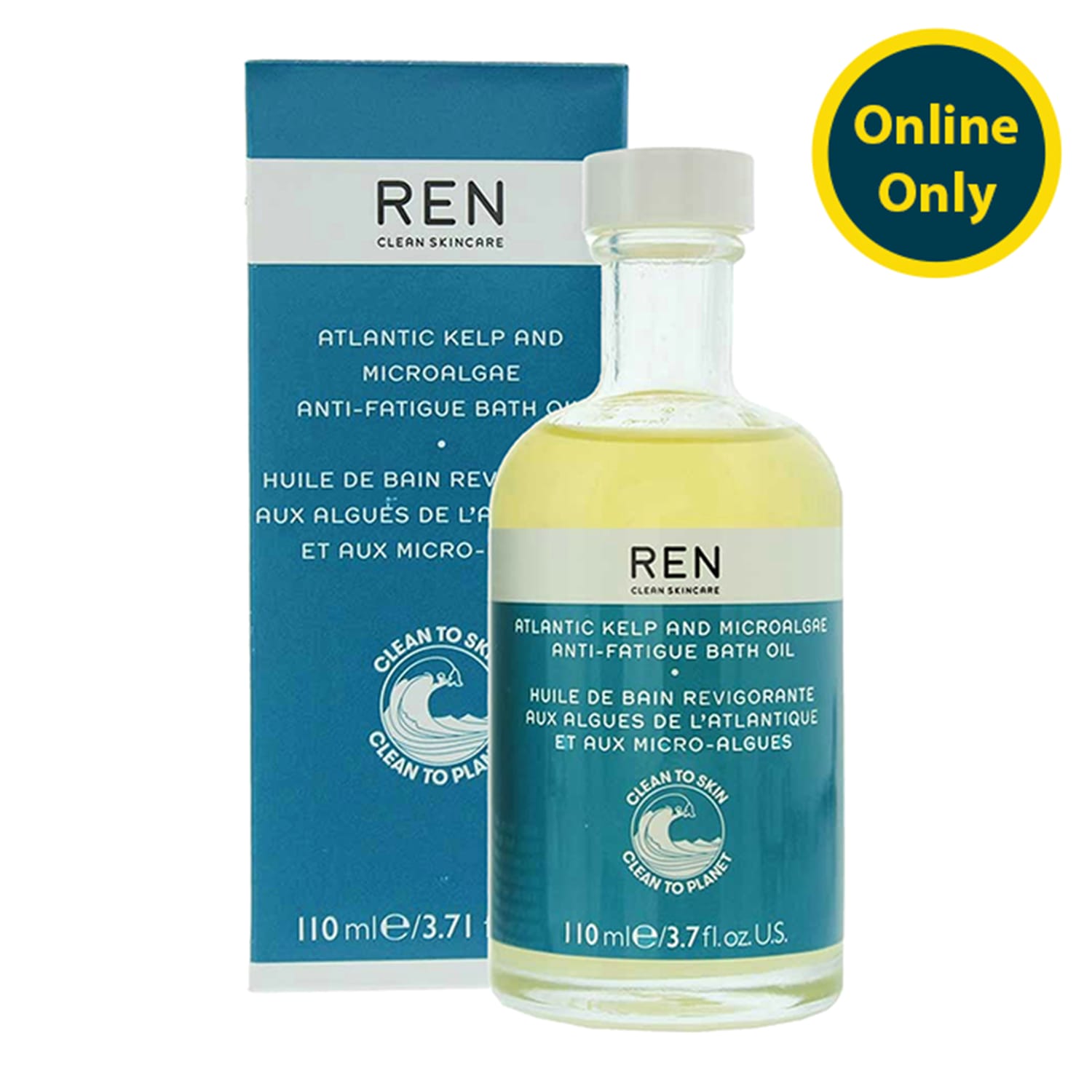 Ren Atlantic Kelp and Microalgae Anti-Fatigue Bath Oil 110ml | Home ...