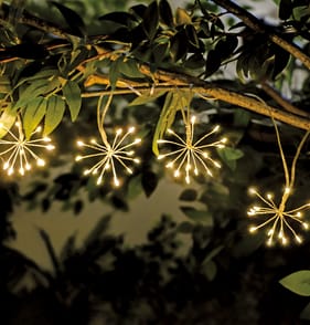 Firefly 50 LED Garden Solar Power String Lights | Home Bargains
