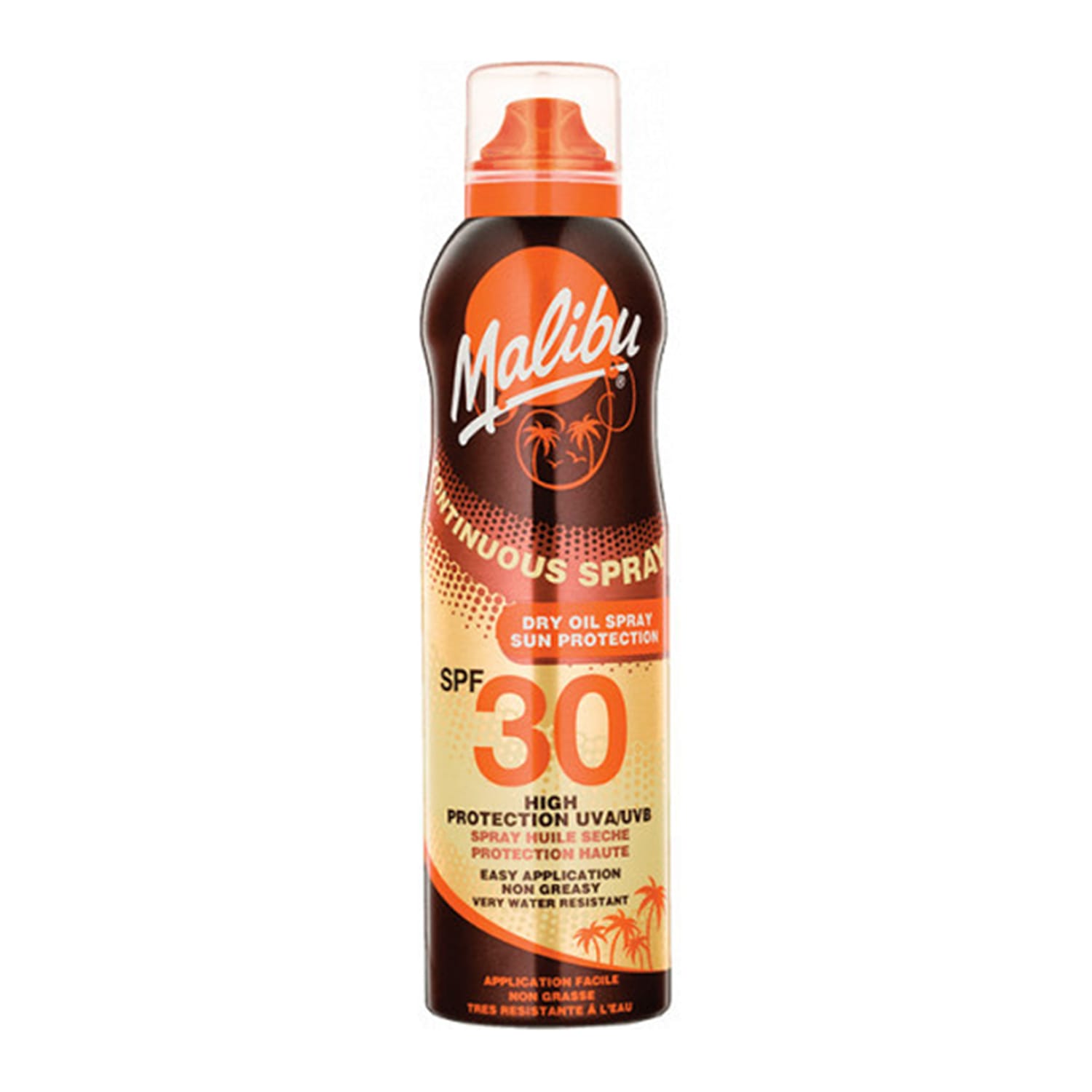 Malibu Dry Oil Aerosol Spray SPF30 | Home Bargains