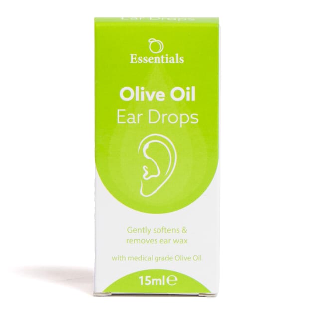 Essentials Olive Oil Ear Drops 15ml | Home Bargains