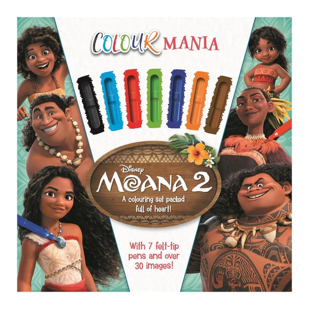 Disney Moana 2 Colourmania Set | Home Bargains