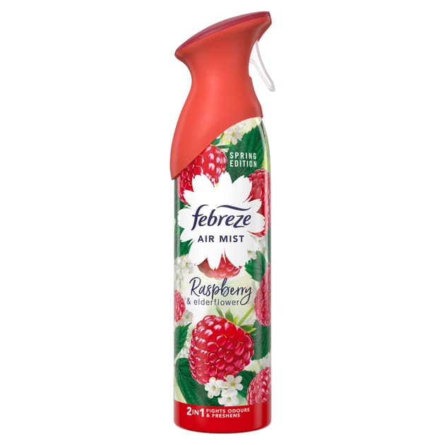 Febreze Air Freshener Spray Raspberry & Elderflower 185ml | Home Bargains