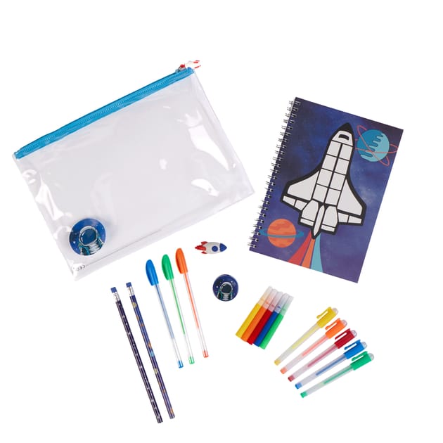 Scribble Pop Shop Stationery Wallet | Home Bargains