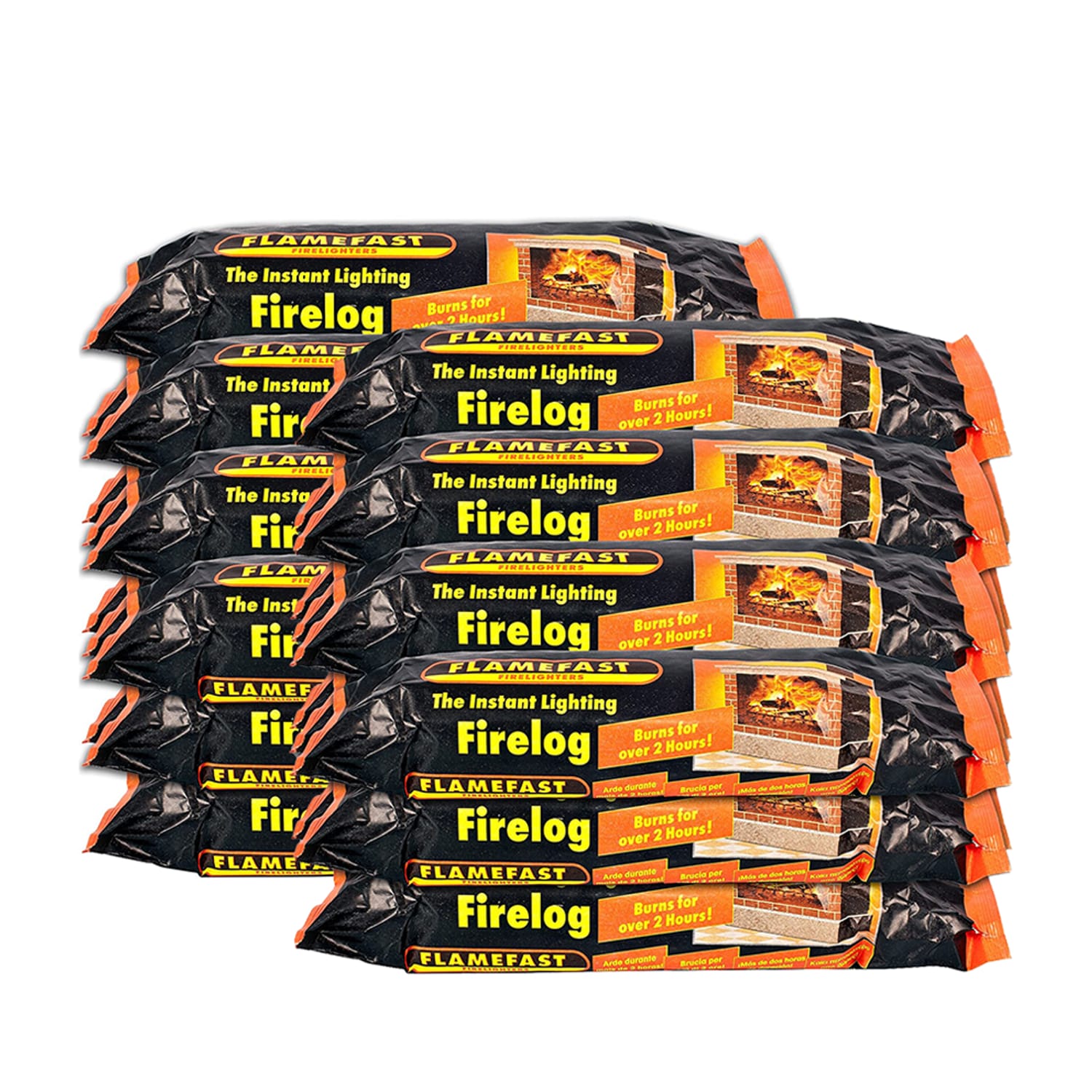 Flame Fast Firelogs x15 | Home Bargains