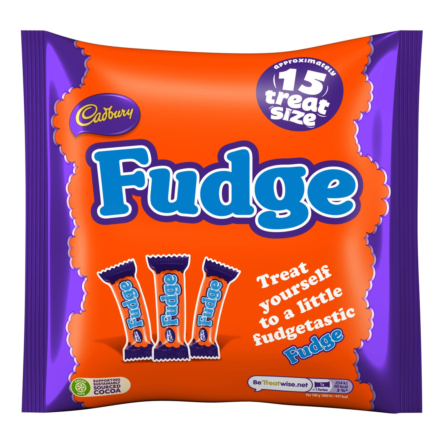 Cadbury Fudge Treat Size Chocolate Bars Multipack 202g | Home Bargains