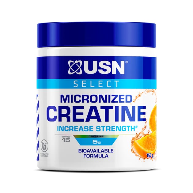 USN Select Micronized Creatine Monohydrate 150g - Orange | Home Bargains
