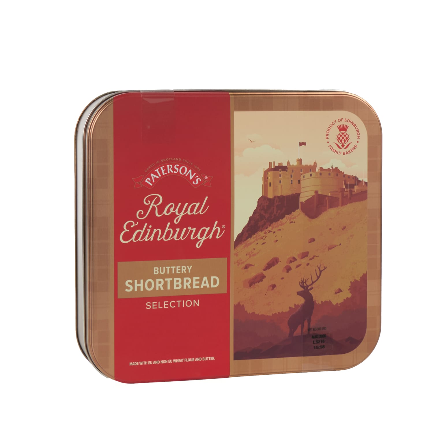 Paterson's Buttery Shortbread Selection Tin 500g | Home Bargains