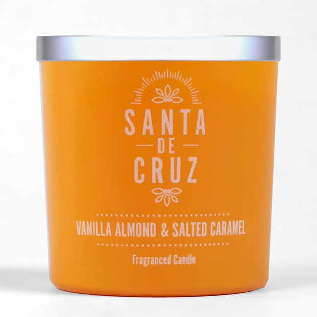 Santa De Cruz Scented Candle Jar 350g - Vanilla Almond & Salted Caramel ...