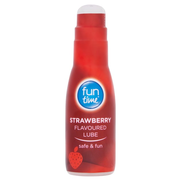 Fun Time Strawberry Flavoured Lube 75ml | Home Bargains