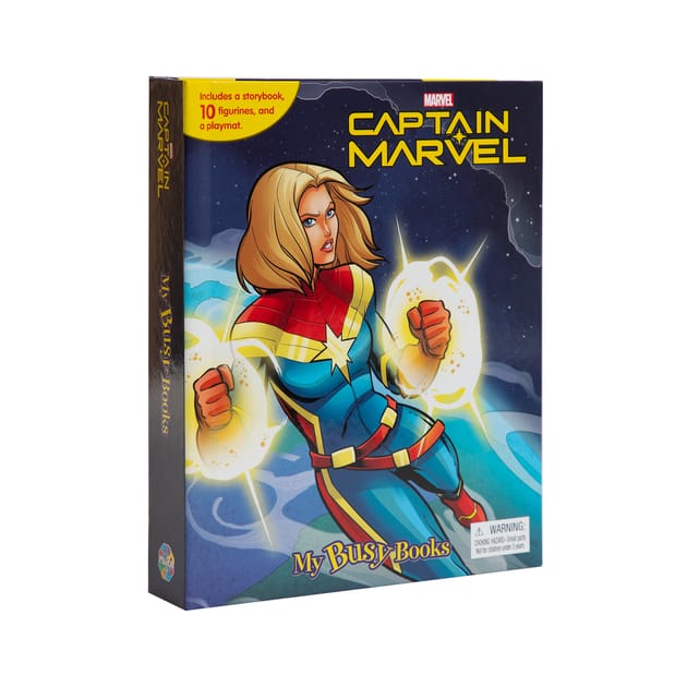 Captain Marvel Busy Book | Home Bargains