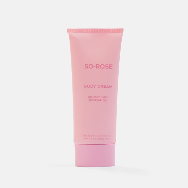 So-Rose Body Cream with Rose Hip Oil 200ml | Home Bargains