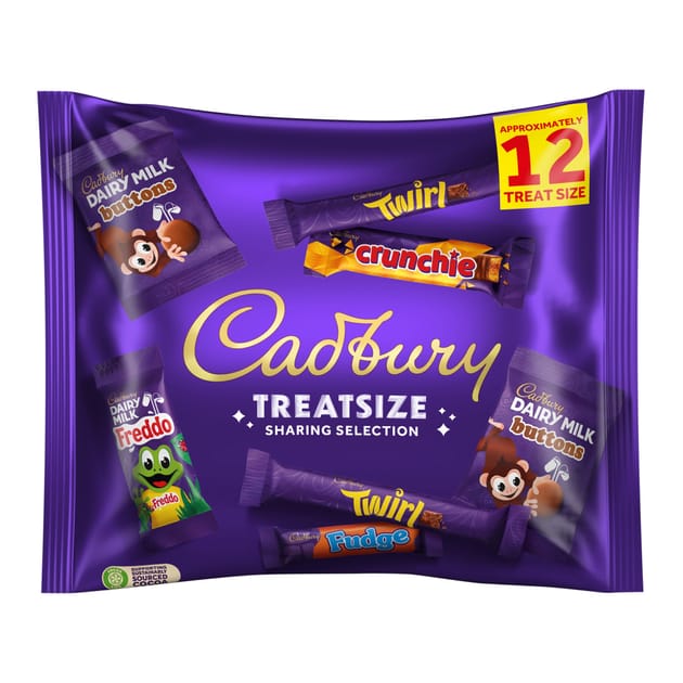 Cadbury Treatsize Chocolate Bar Sharing Selection Bag 223g | Home Bargains
