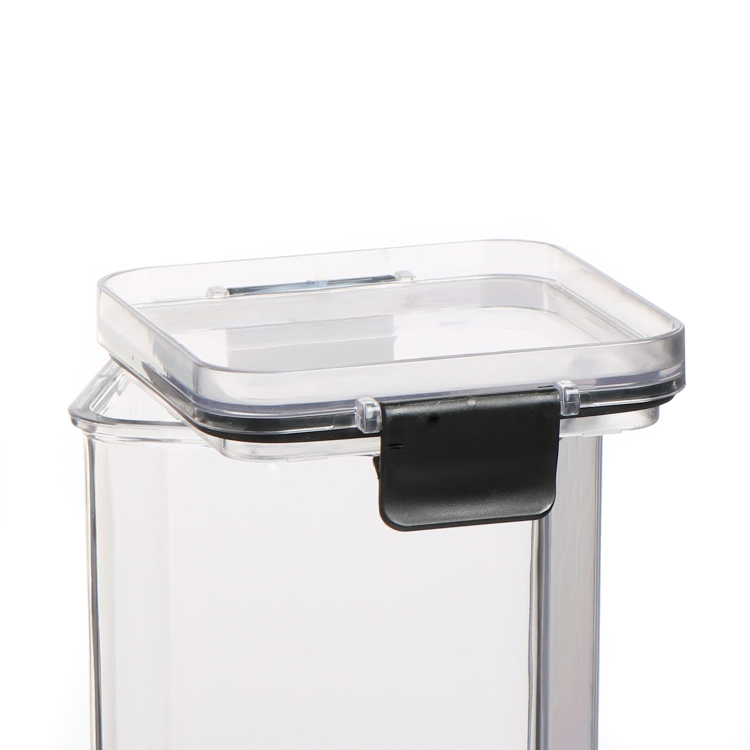 Kitchen Black Clip Storage Container | Home Bargains