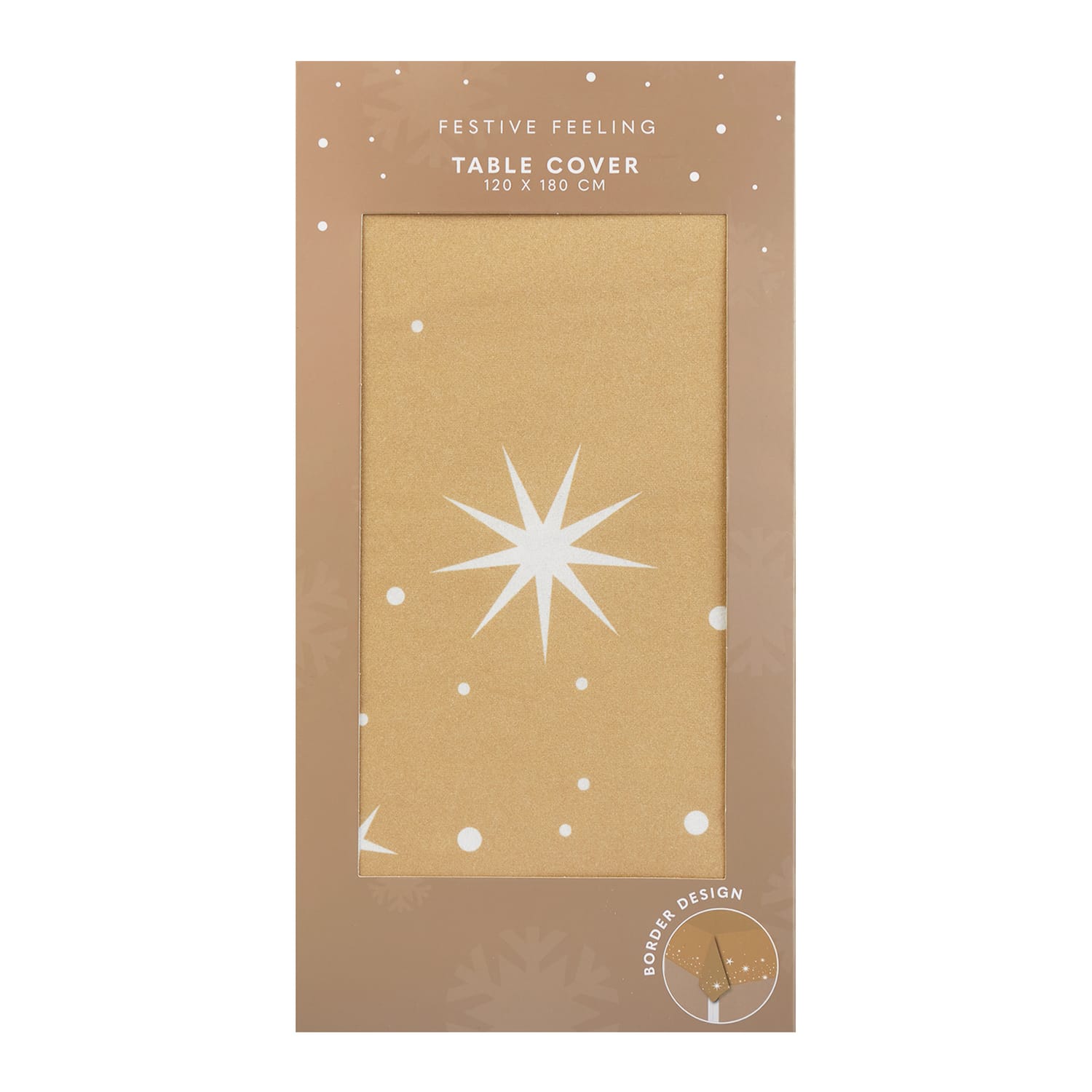 Festive Feeling Table Cover | Home Bargains