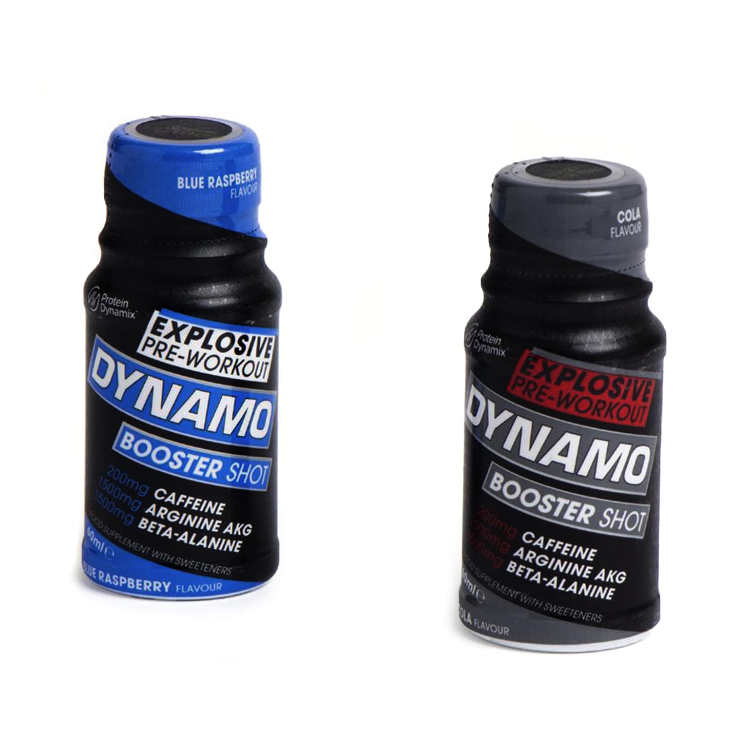 Protein Dynamix Explosive Pre-Workout Dynamo Booster Shot 60ml x20 ...