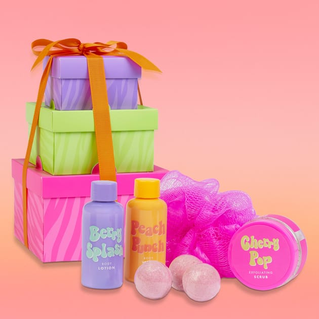 Fruity Beauty 3 Tier Bath Set | Home Bargains