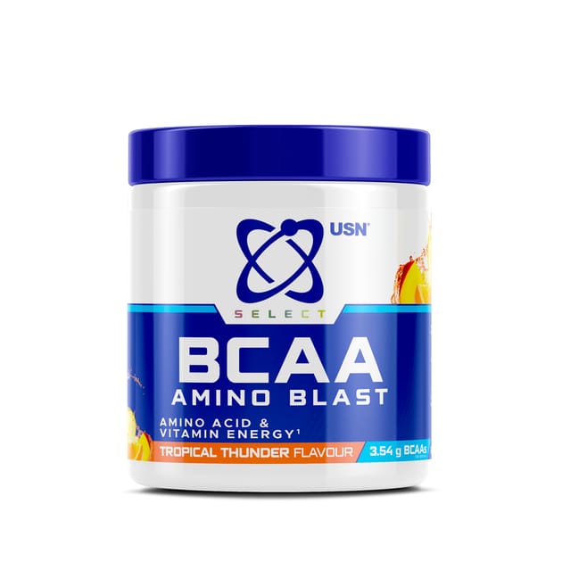 USN Select BCAA Amino Blast 200g - Tropical Thunder | Home Bargains