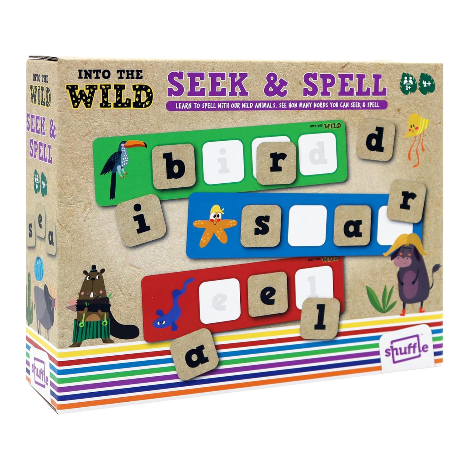 Into The Wild Seek & Spell Game | Home Bargains