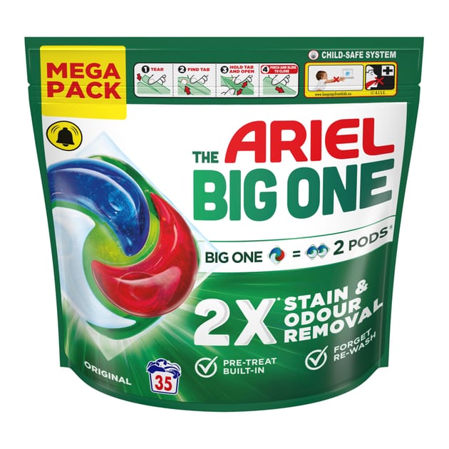 Ariel The Big One PODS 35 Washes - Original | Home Bargains