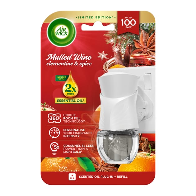 Air Wick Electrical Plug In 19ml - Mulled Wine | Home Bargains